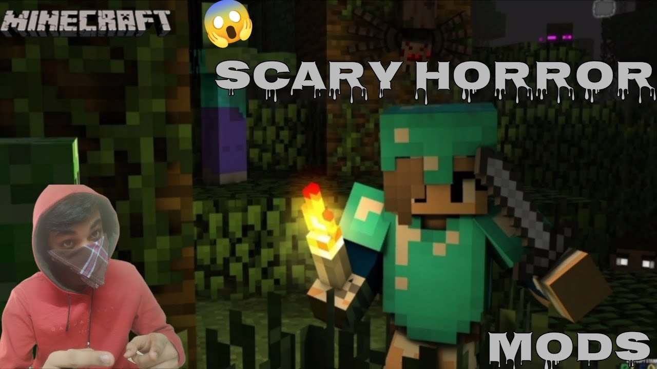 Minecraft - I Add some horrors MODS | IT IS VERY SCARY 😱😱 - YouTube
