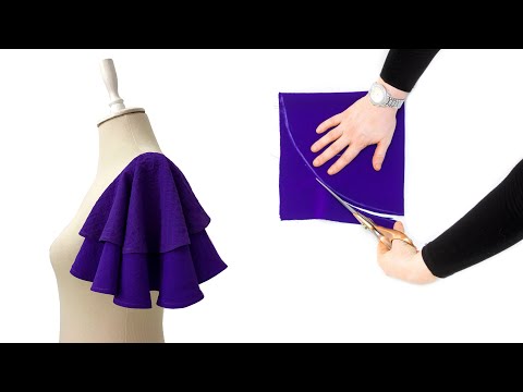 🦋 Double layer bell sleeves | Beautiful butterfly sleeve design making very easy