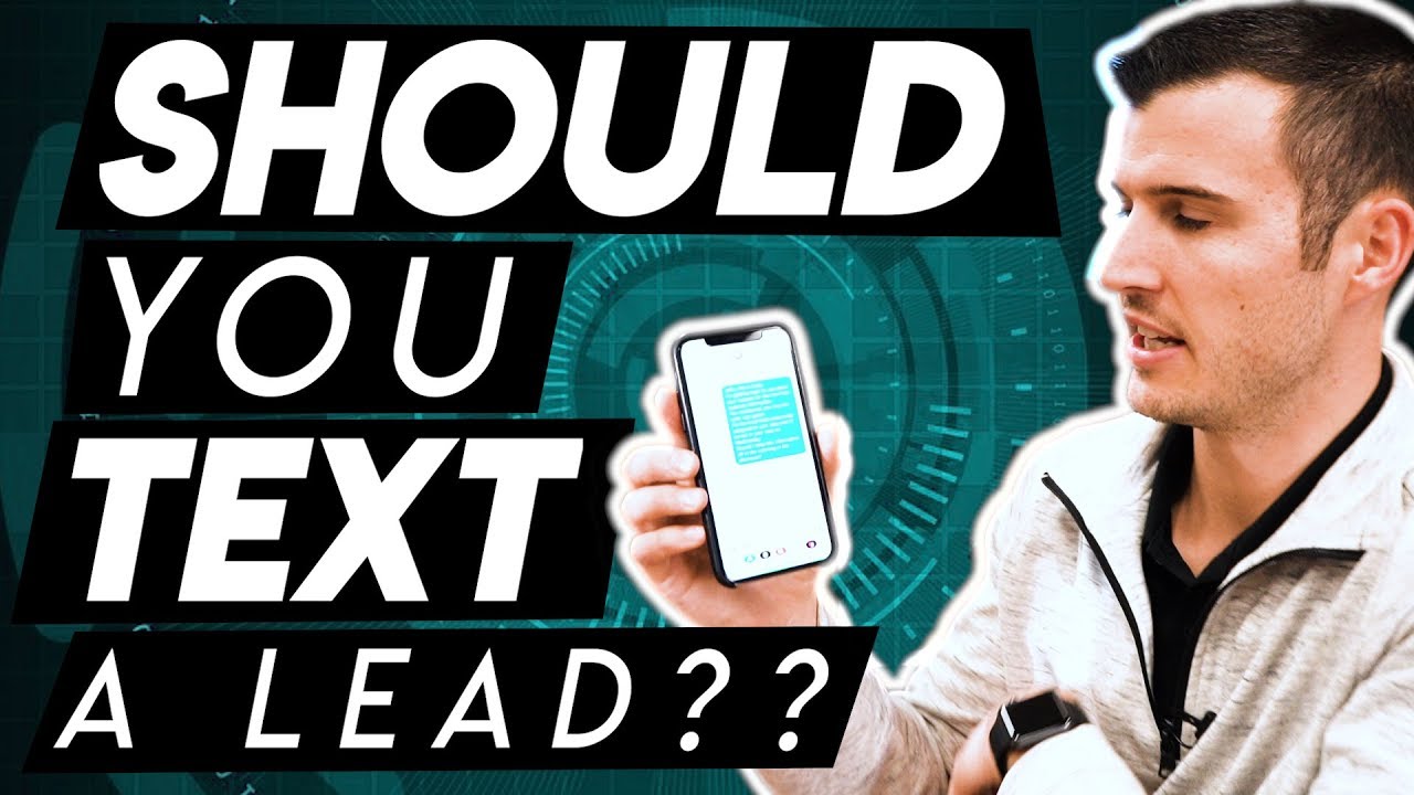Should You Text An Insurance Lead? - YouTube