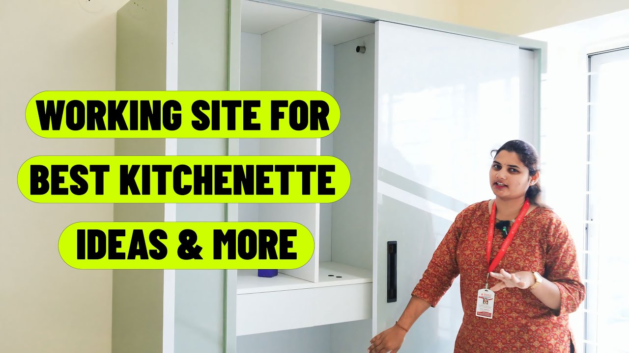 Complete 1 BHK Home Furniture Setup | Working Site for best Kitchenette ...