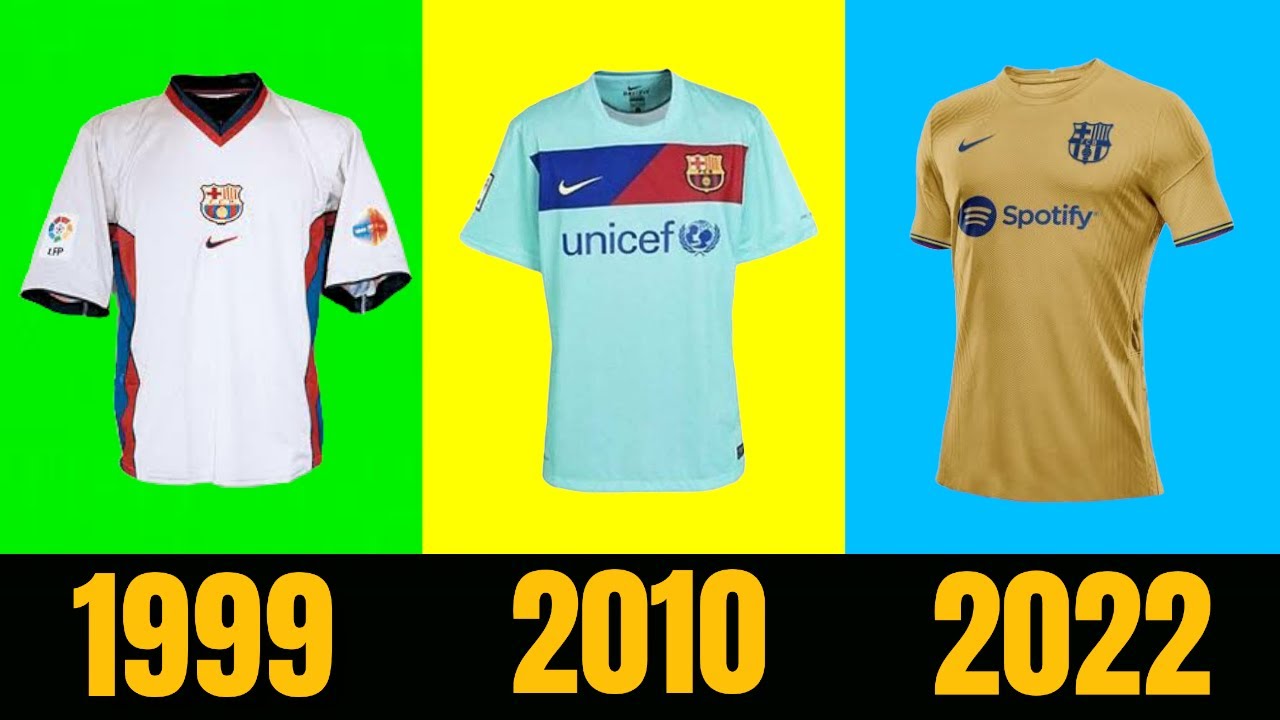 The Evolution Of Barcelona Away Kits, Jersey Barca Tandang Terbaik Dari ...