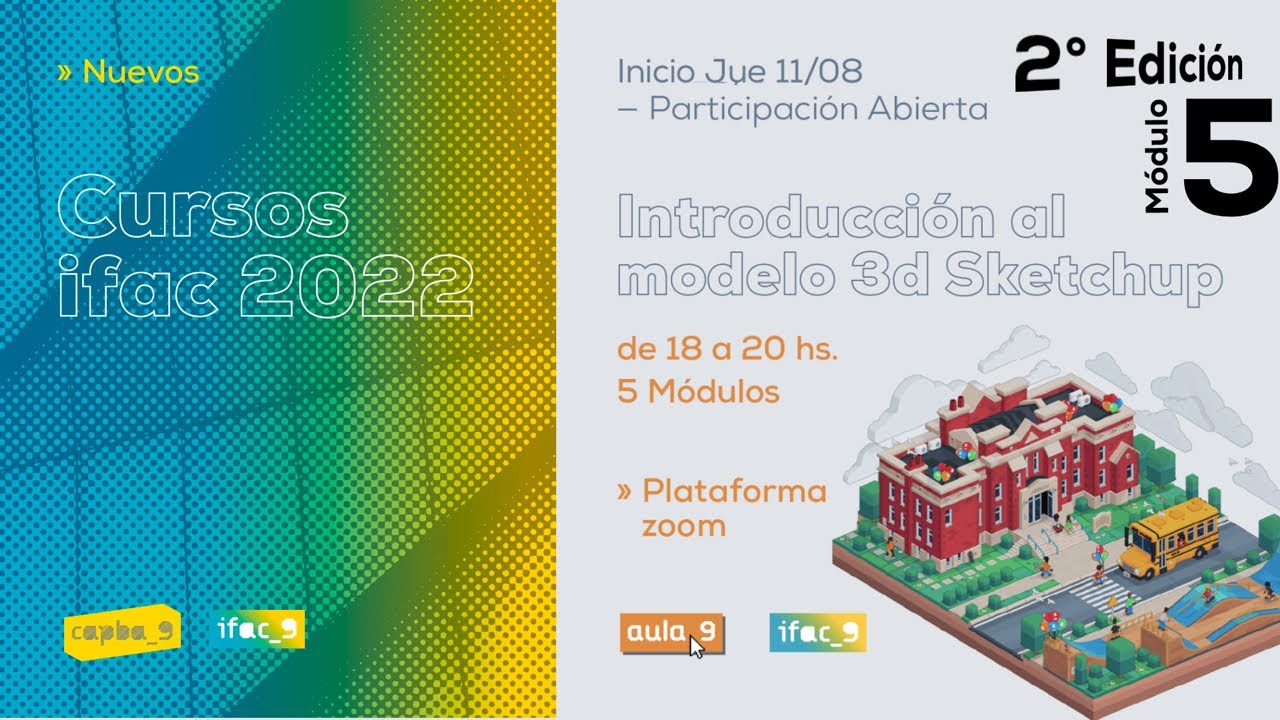 Introducción al modelado 3d Sketchup - Módulo 5 - YouTube