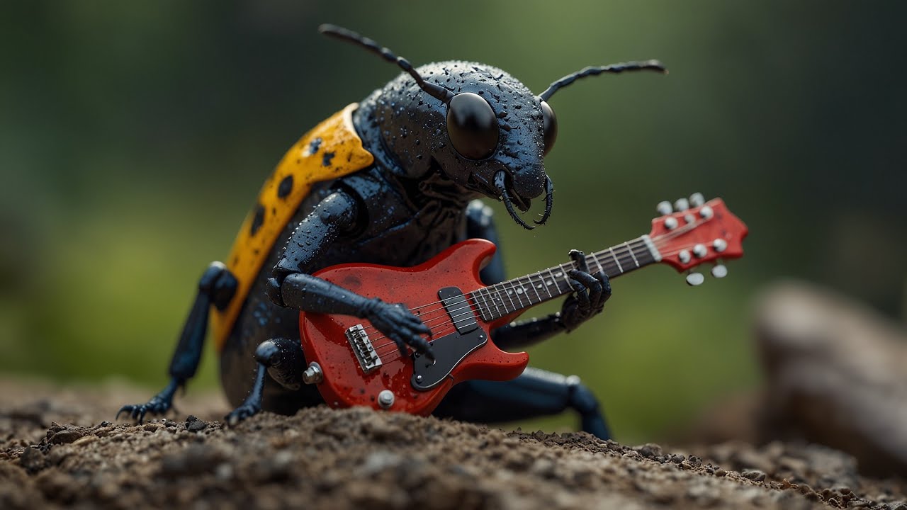 Tiger Beetle, Blister Beetle, & Grasshopper Rock an Epic Bug Muzak ...