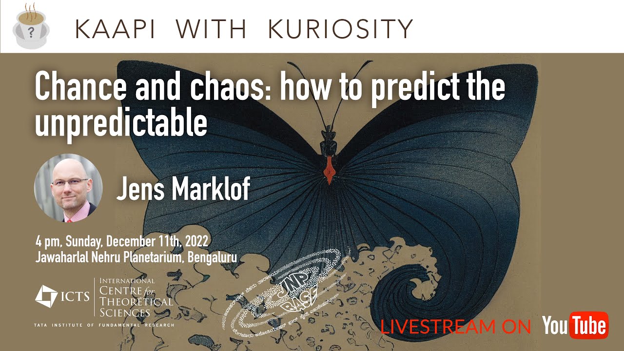 Chance and Chaos: How to Predict the Unpredictable by Jens Marklof - YouTube