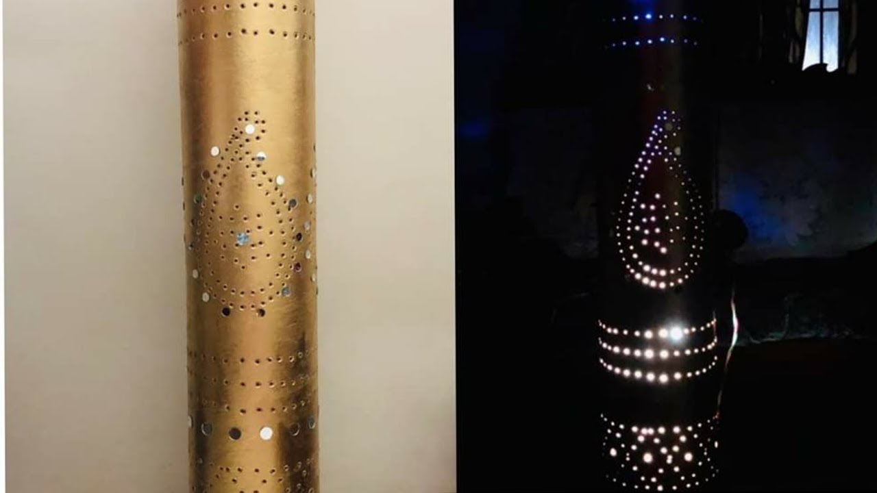 Best Out Of Waste|Decorative lamp Using Cardboard Roll|DIY Home Decor ...