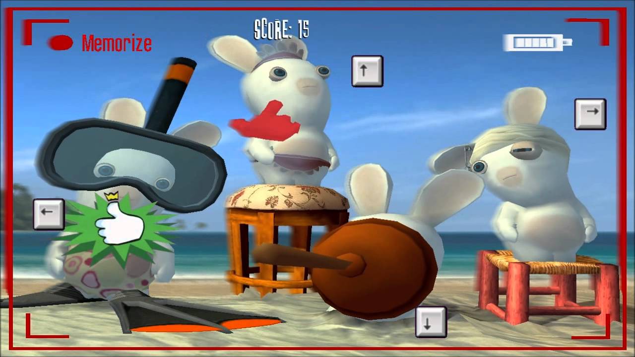 Rayman Raving Rabbids Walkthrough Test 24 Bunnies Have No Memory - YouTube