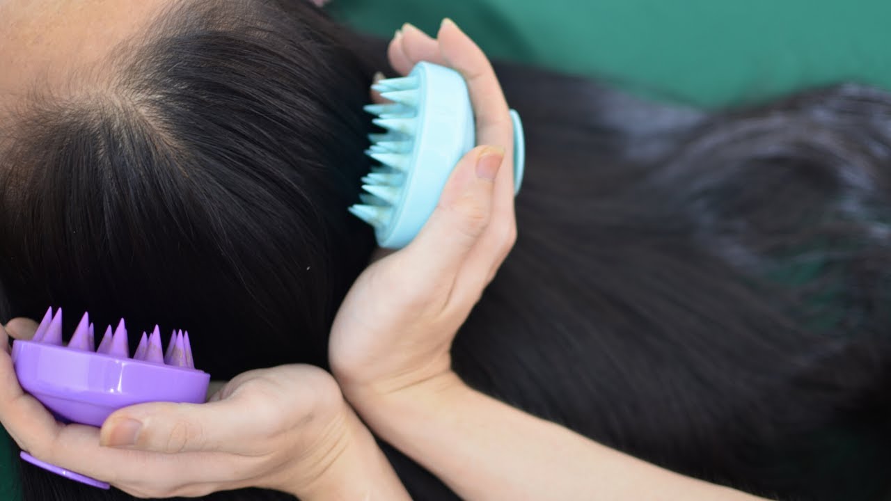 ASMR Head Scratching, Head Massage Relaxing For Relieve Headache ...