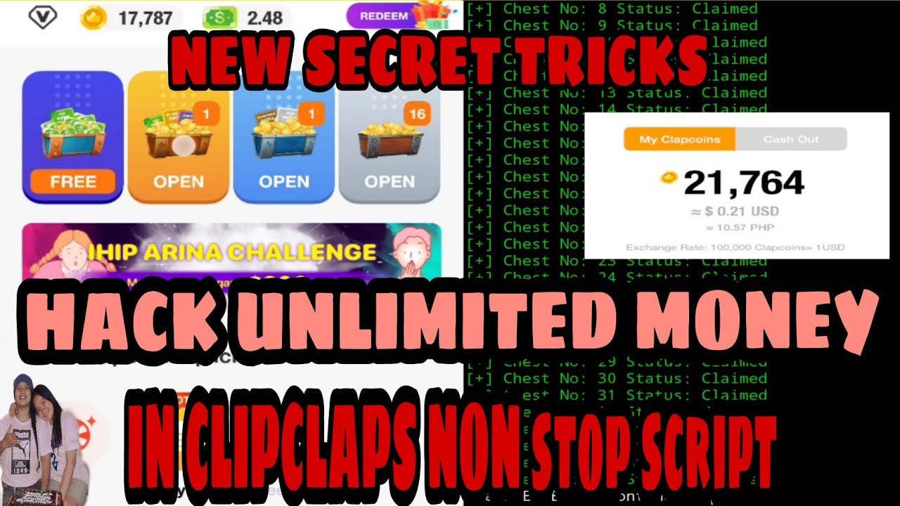 Hack Clipclaps for Unlimited Chest & Money via Termux | New Updated ...