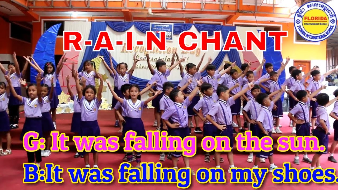 Jazz Chant Rain with lyrics || Graduation Presentation || Graders ...