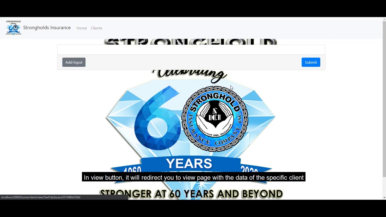 Stronghold Insurance Management Information System - YouTube