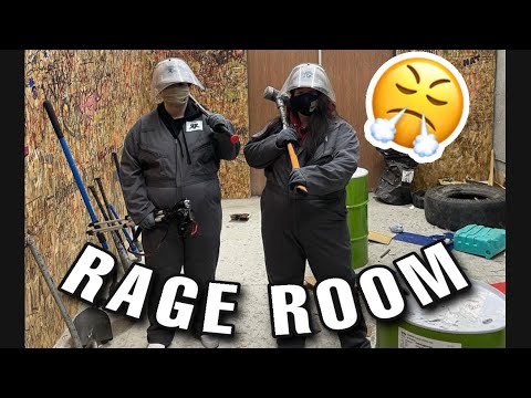 OUTBURST RAGE ROOM! Riley and jay, rage room, Temecula California 2021 ...