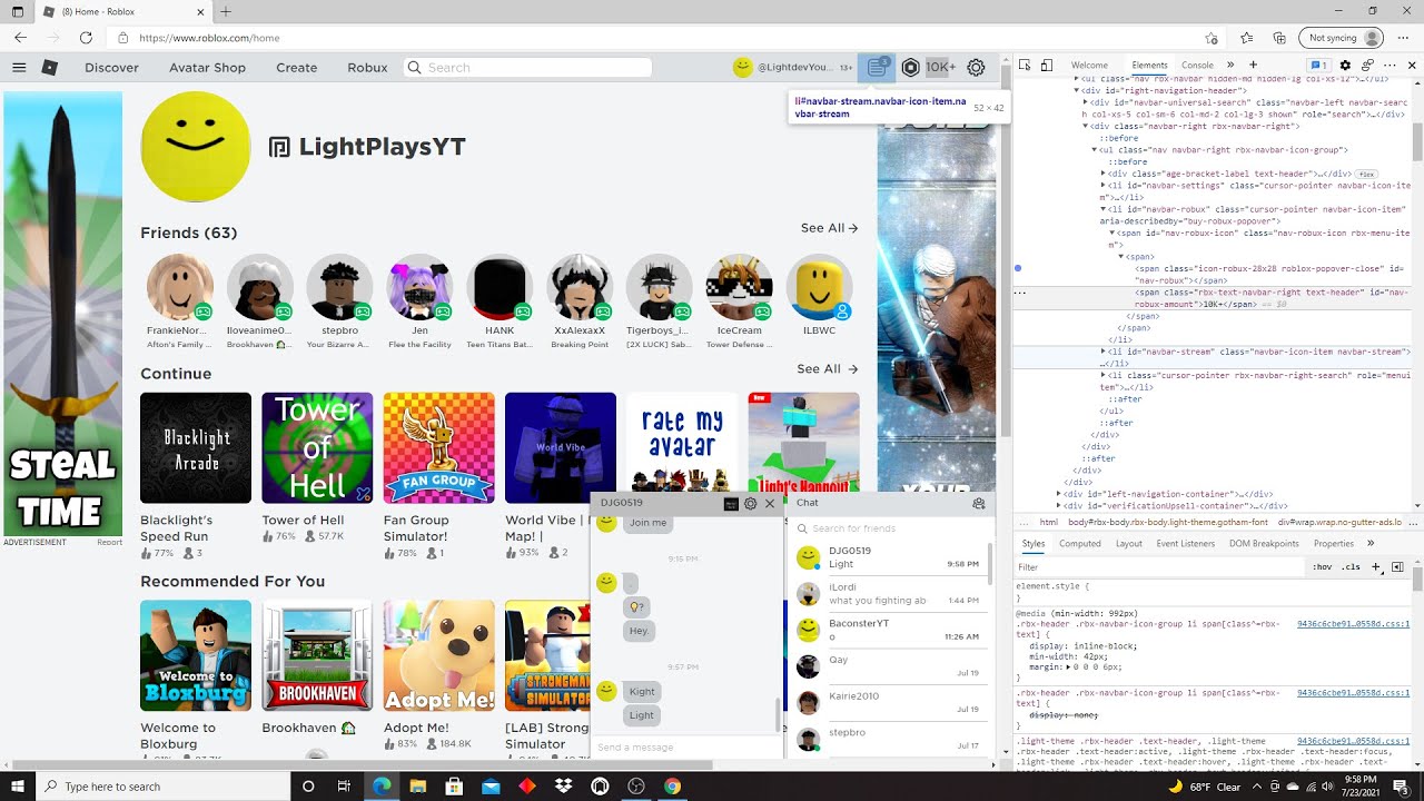 how to fake your robux - YouTube