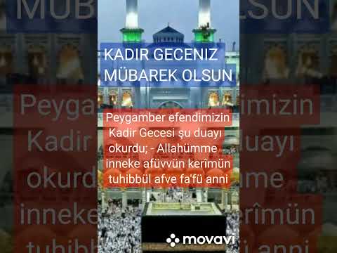 KADIR GECENIZ mübarek olsun