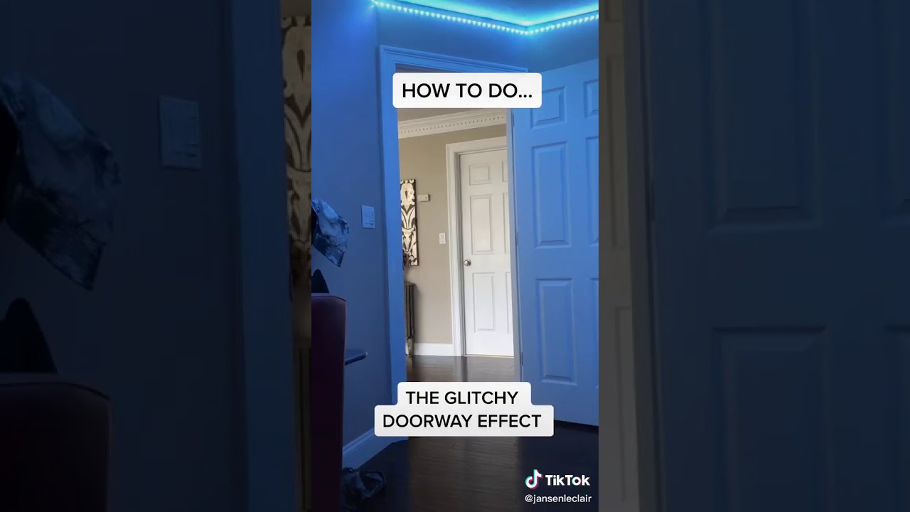 HOW TO DO A GLITCHY DOORWAY EFFECT- JALULU LECLAIR (you’ll be ...