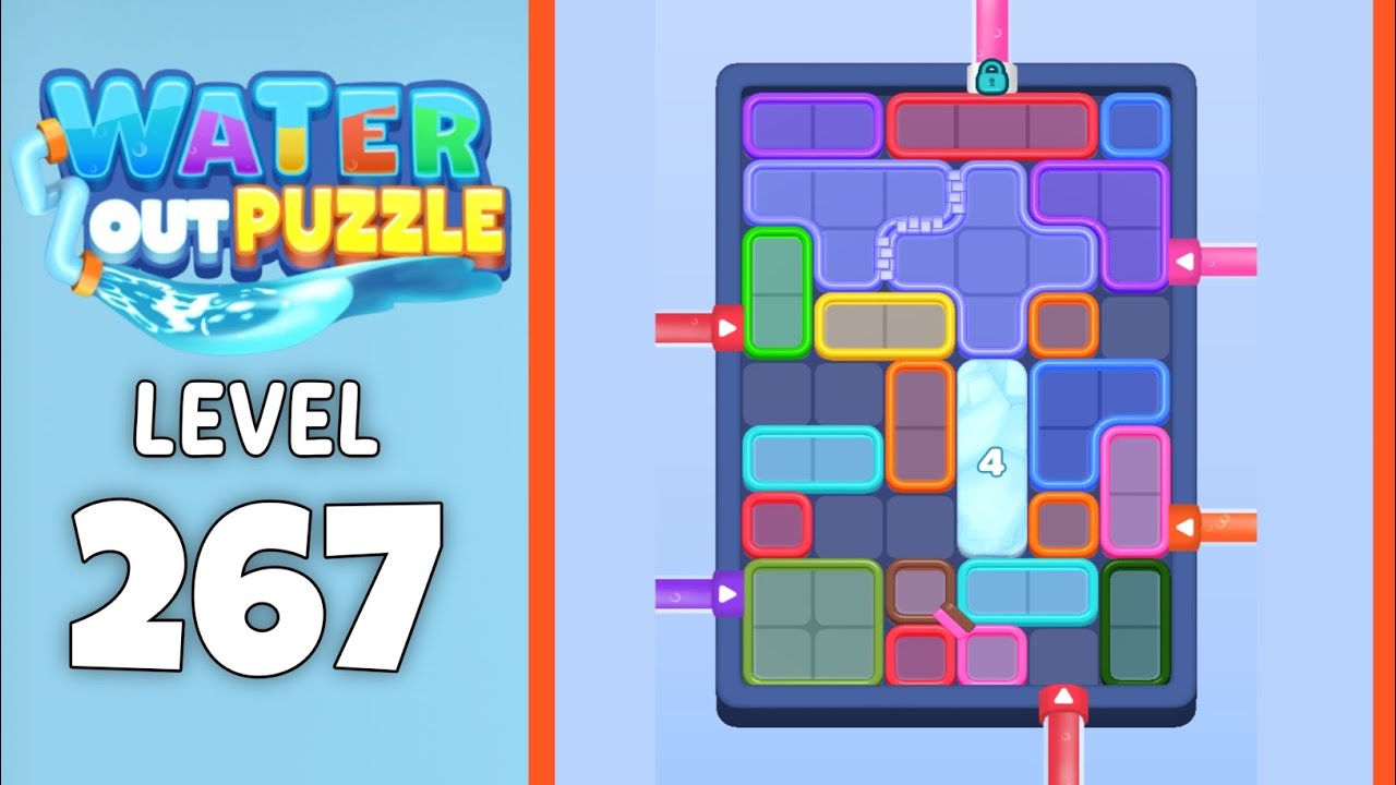 Water Out Puzzle level 267 solution - YouTube