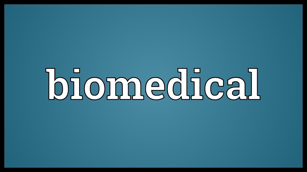 Biomedical Meaning - YouTube