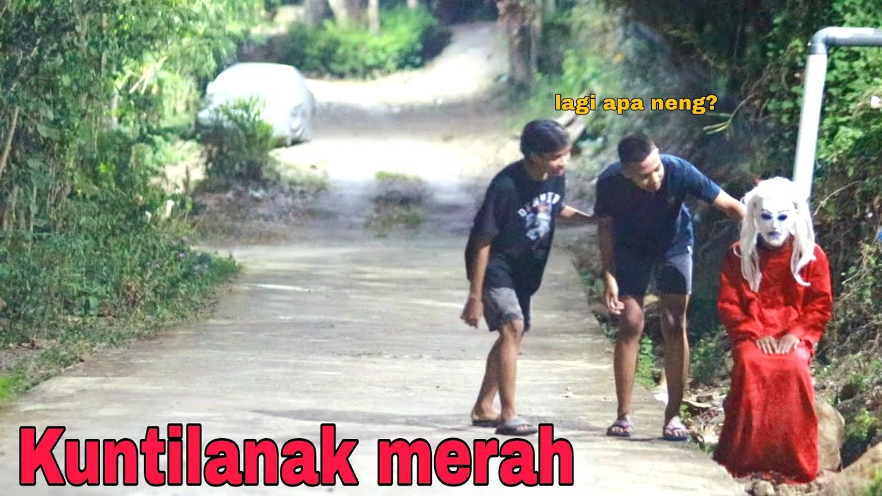 Prank Kuntilanak Merah! Dikira cewek cantik ternyata neng kunti! Bikin ...