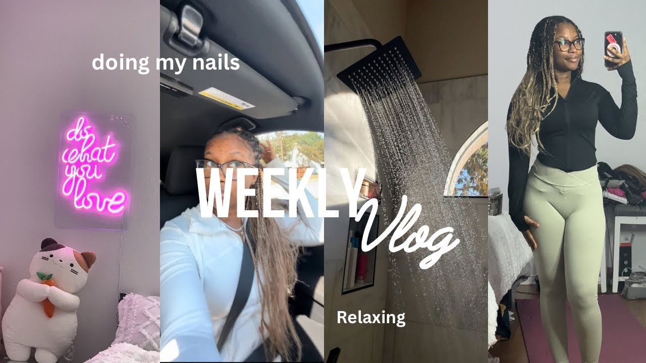 WEEKLY VLOG | Lazy Week + At Home Self Care Week + Viral TikTok - YouTube