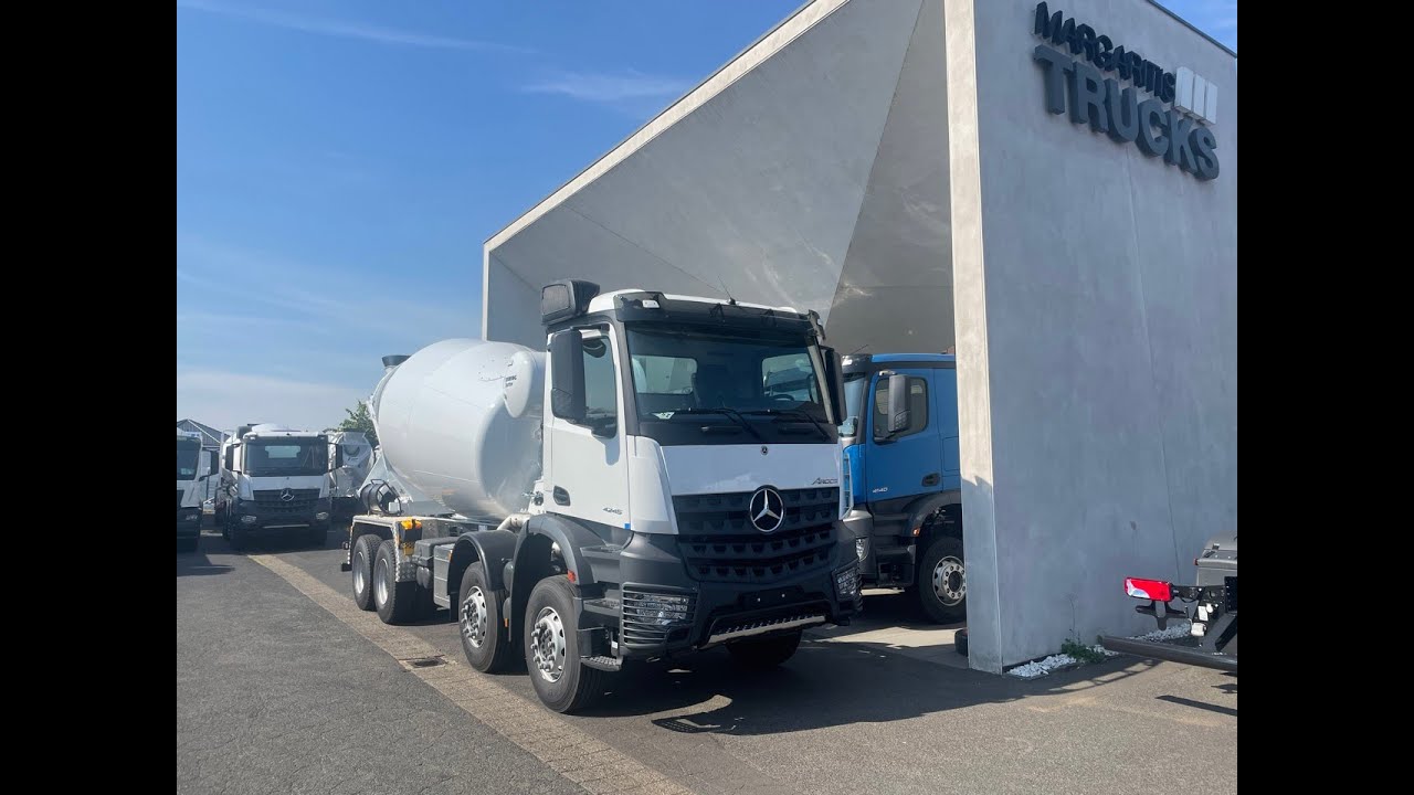 Mercedes Benz Arocs 4245 8x4 Euro3 Stetter Betonmischer 12m³ - YouTube