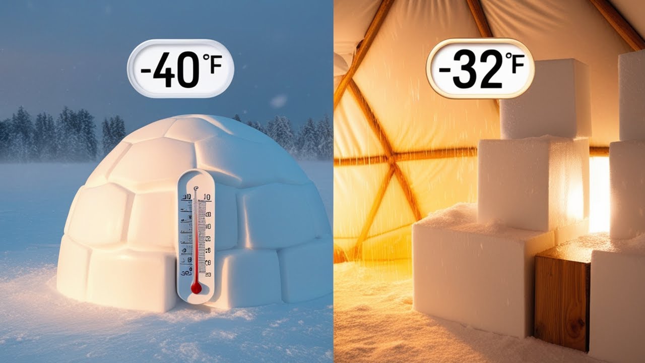 How an Igloo Retains Heat Even Though It's Made of Snow? - YouTube