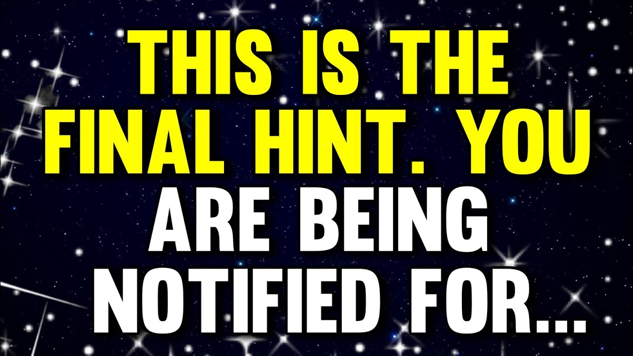 🛑 God Messages Today 🥳🎉 | THIS IS THE FINAL HINT. YOU ARE BEING ...