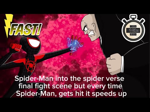 Spider man into the spider verse final fight scene but every time ...