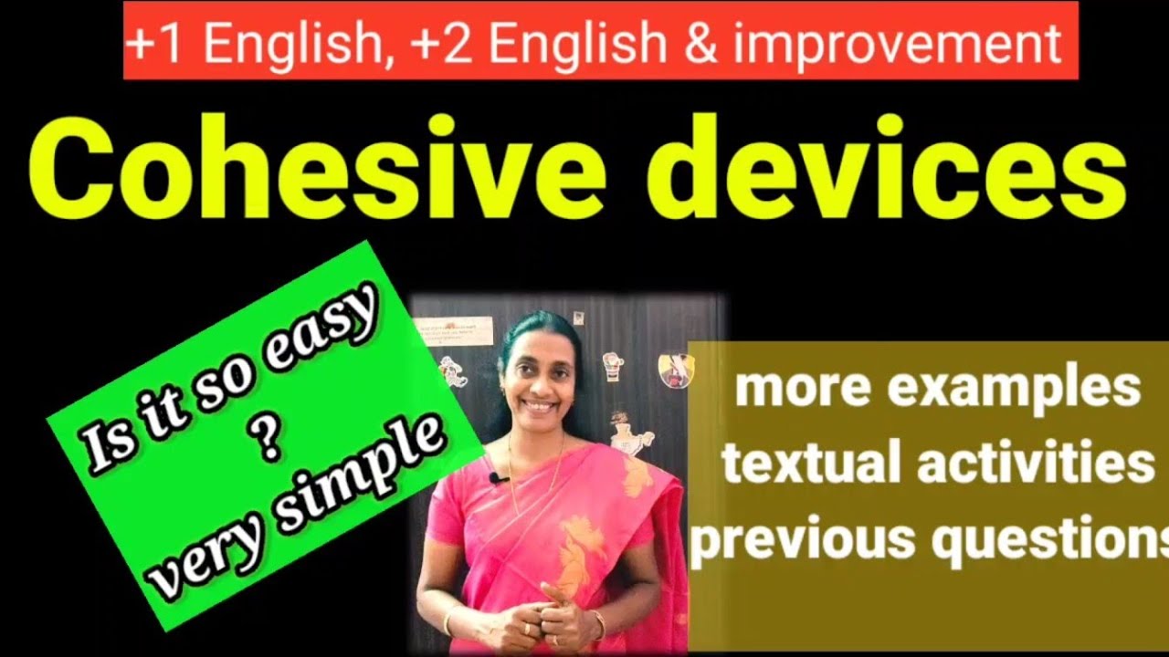 Cohesive devices.. very easy to understand. 🥰 - YouTube