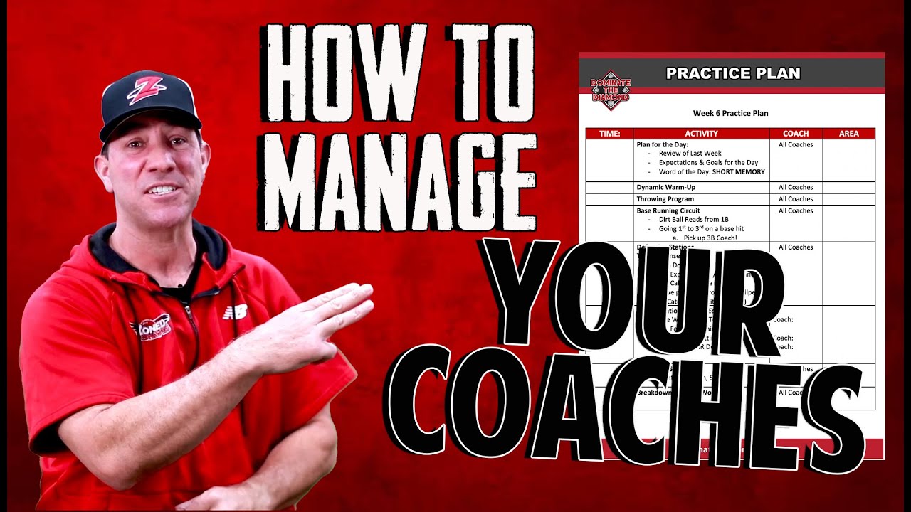 Managing Your Assistant Coaches | YOUTH BASEBALL - YouTube