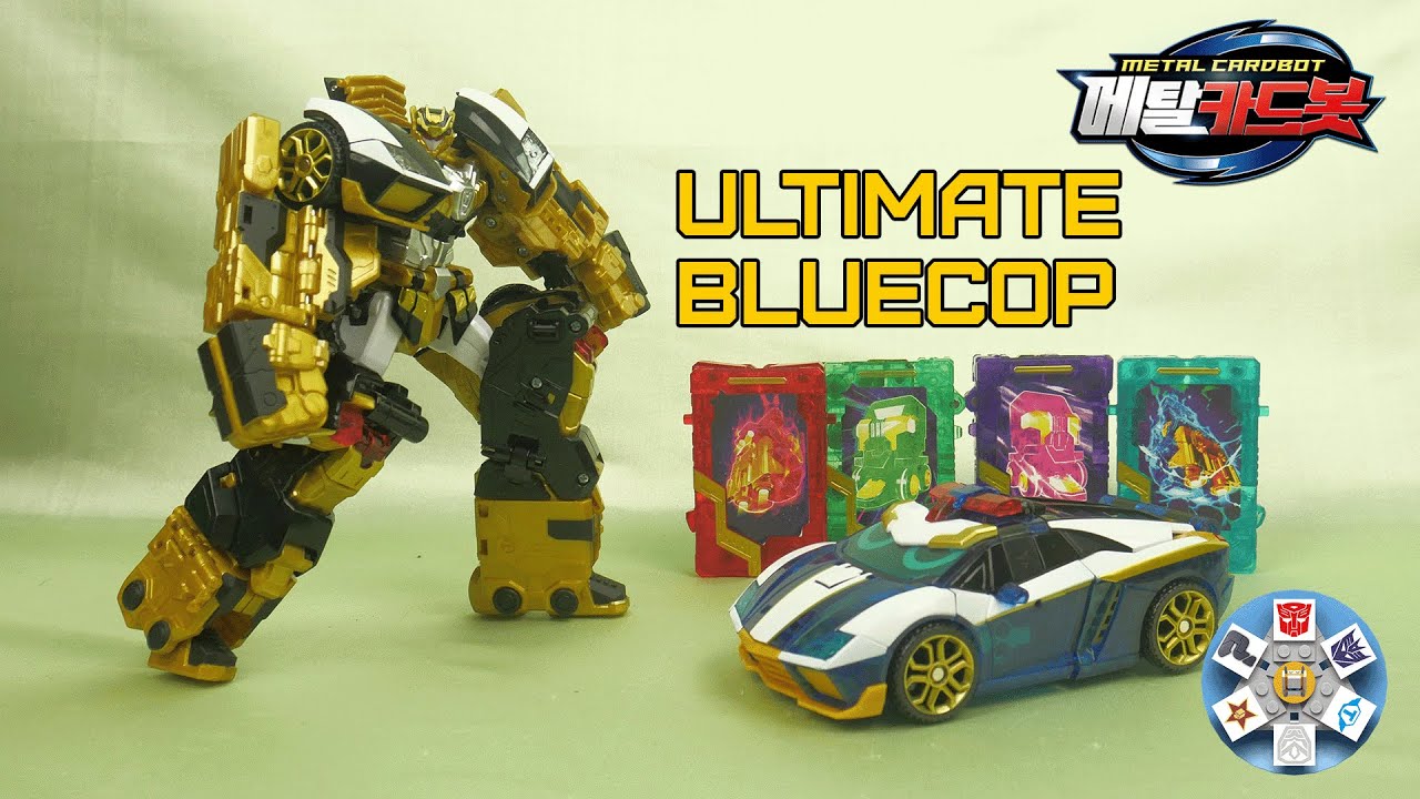 Metal Cardbot Ultimate Bluecop (and Goldcop) - YouTube