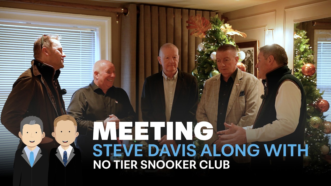 Steve Davis Lunch in Congleton 🎱 | Support No Tier Snooker Charity ...