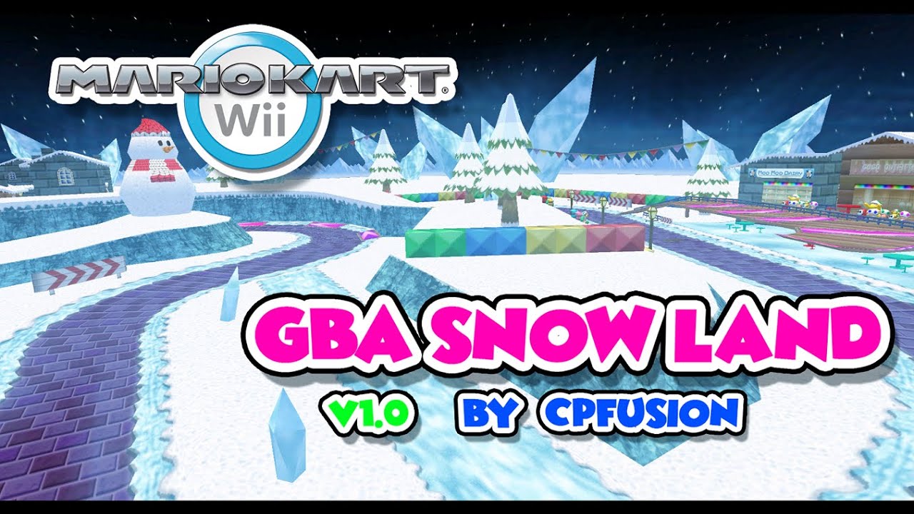 [MKWii CT] GBA Snow Land (cpFusion) v1.0 - YouTube
