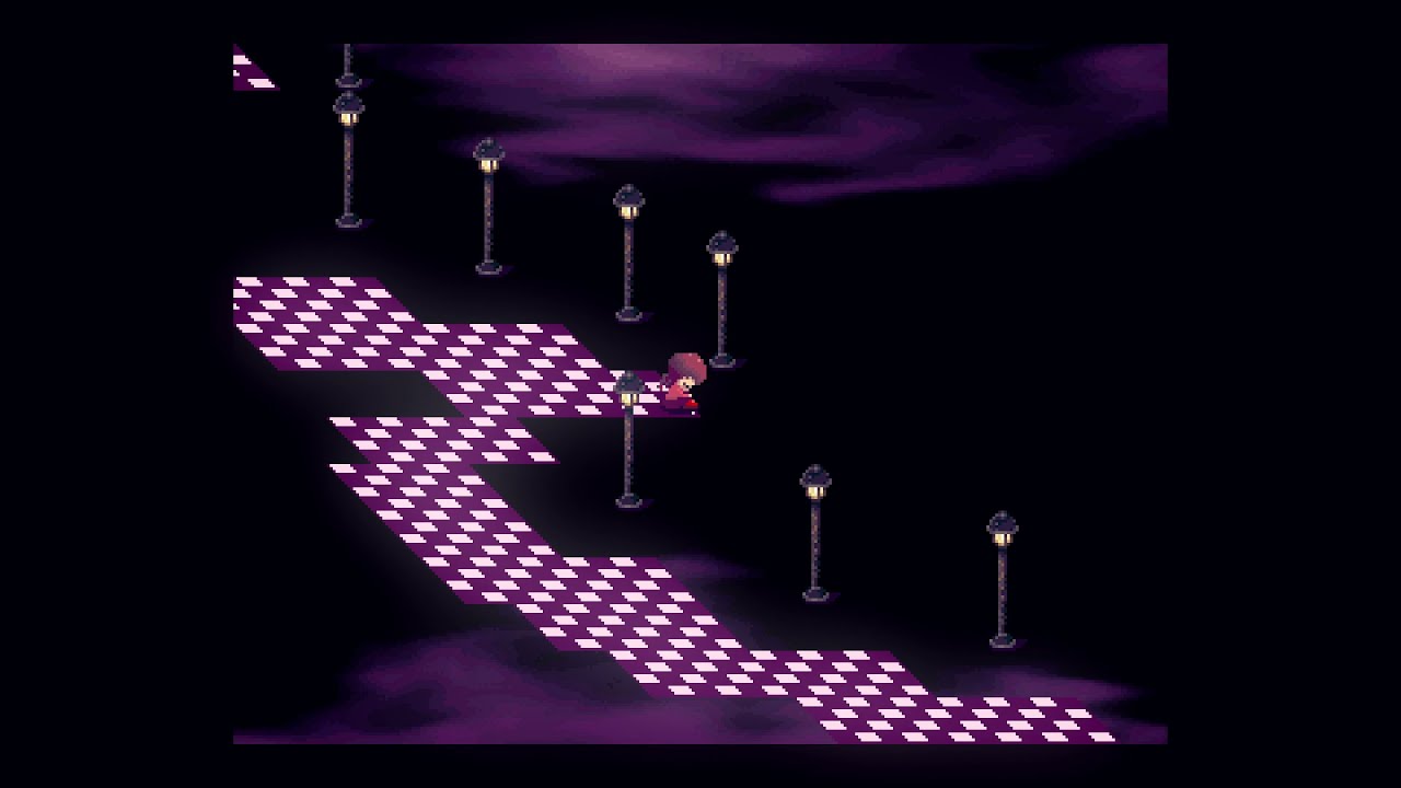 Great Pyramid of Games (Checkered Tile Path) - Yume Nikki: Between the ...