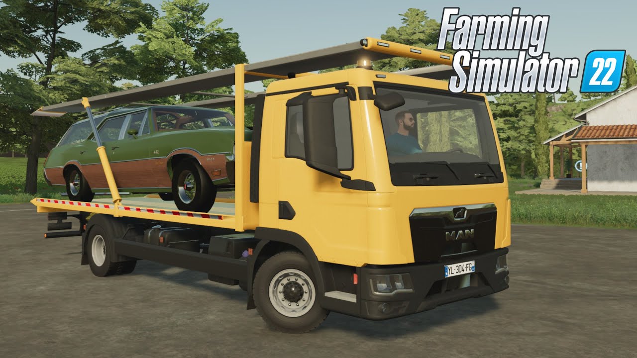 MAN TGL 12.220 Autotransporter - Farming Simulator 2022 [FS22 LS22 ...