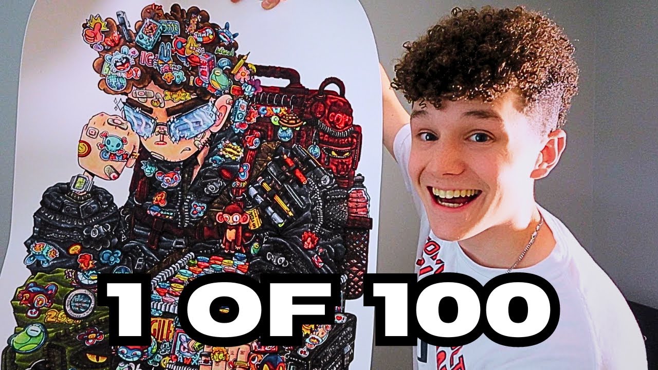 BUYING GAWX ART'S FIRST PRINT (ONLY 100 MADE) - YouTube