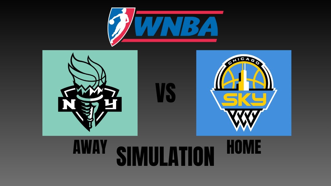 WNBA 2k 24 Full Match - New York Liberty vs Chicago Sky - Simulation ...