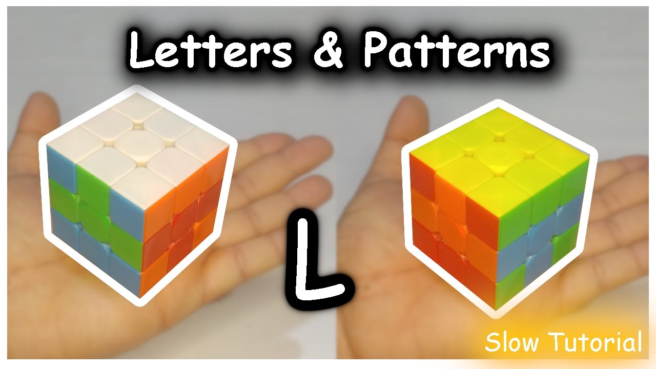 Rubik's cube Patterns Letter L - YouTube