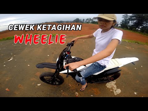 NGAJARIN CEWEK WHEELIE || BIKIN EMOSI
