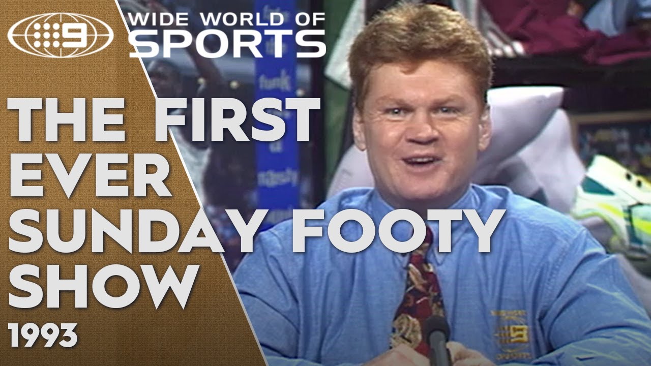The first ever Sunday Footy Show! | NRL on Nine - YouTube