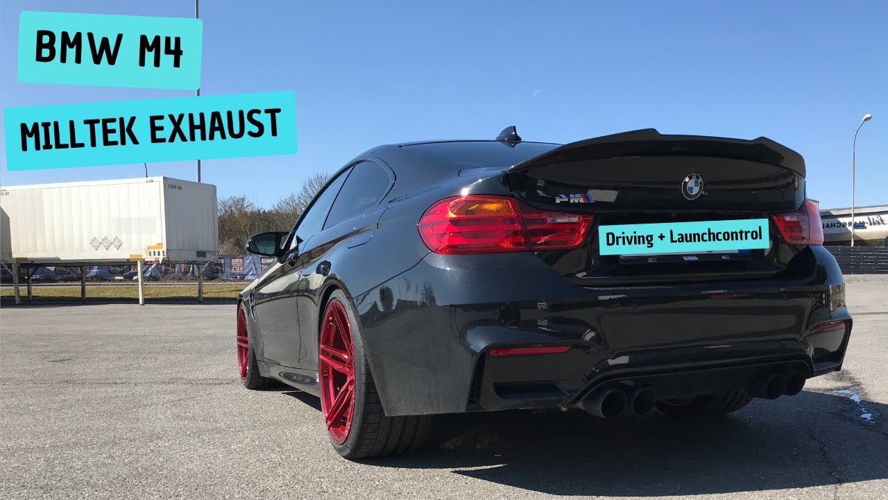 BMW M4 F82 Milltek Catback Exhaust - Back mounted Driving ...