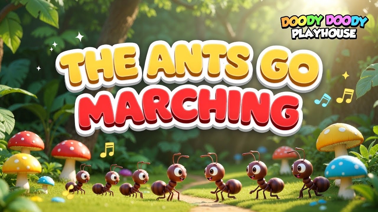 Ants Go Marching 1-10 | Fun Counting Song 🐜🔢 | Kids Nursery Rhymes ...