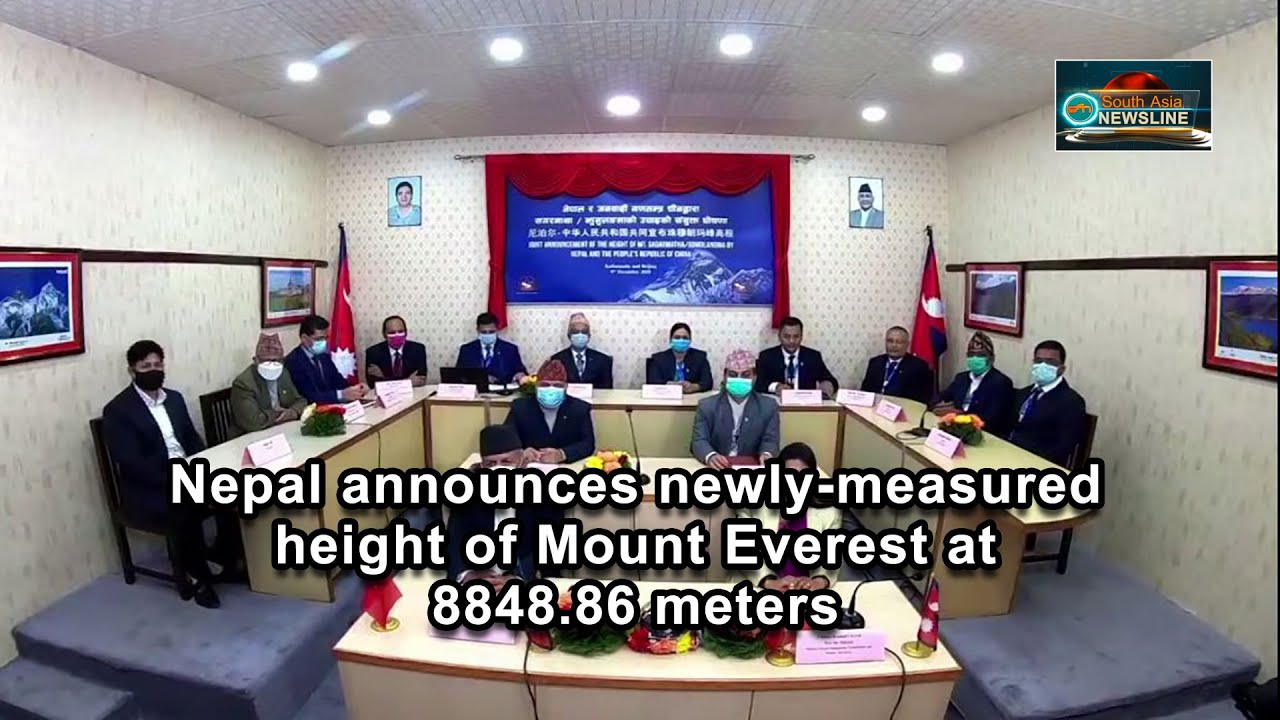 Nepal announces newly-measured height of Mount Everest at 8848.86 ...