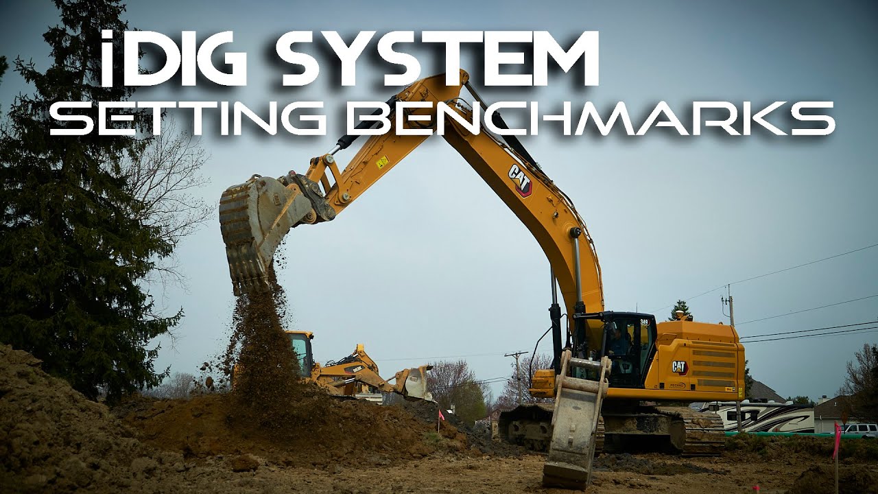 SETTING BENCHMARKS // iDig 2D Grade Control // Grade Control Systems ...