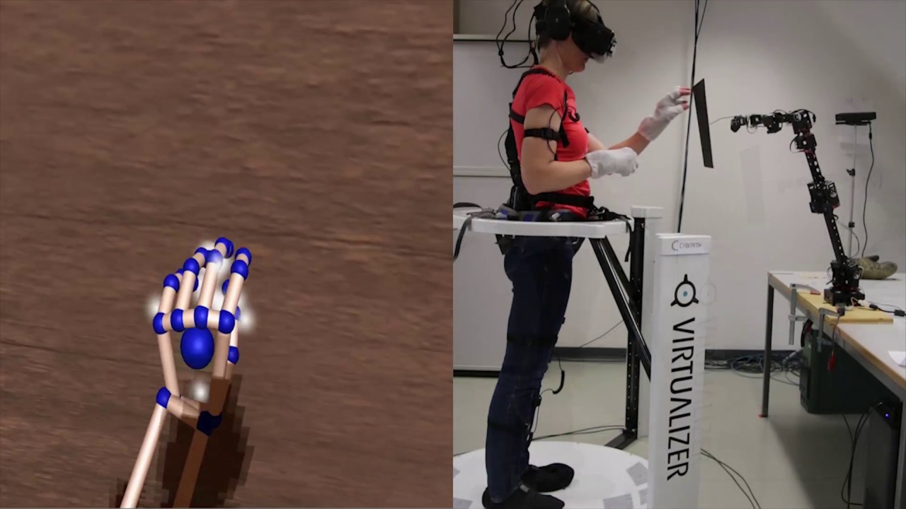 VRRobot: Robot Actuated Props in an Infinite Virtual Environment - YouTube