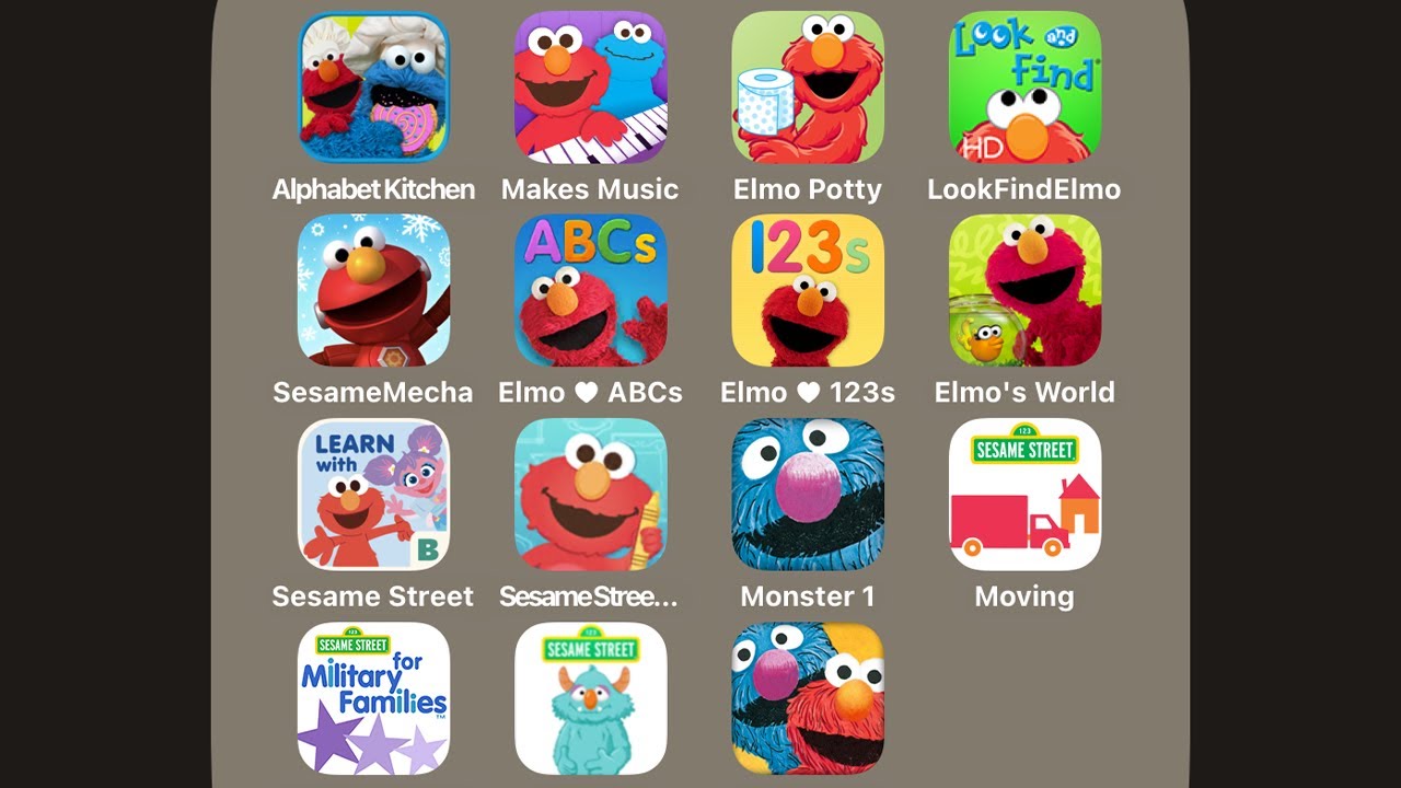 Sesame Street Alphabet Kitchen/Sesame Street Makes Music/Potty Time ...