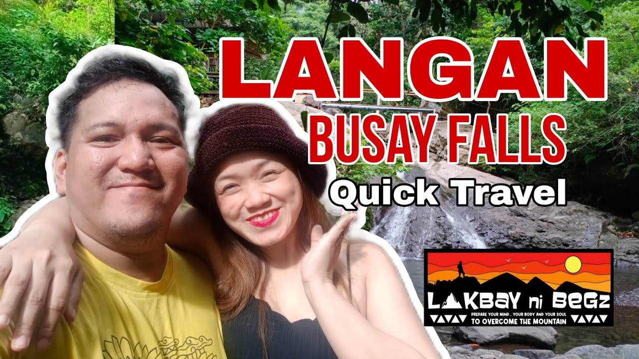 Langan Busay Falls sa Sta. Cruz Travel - YouTube