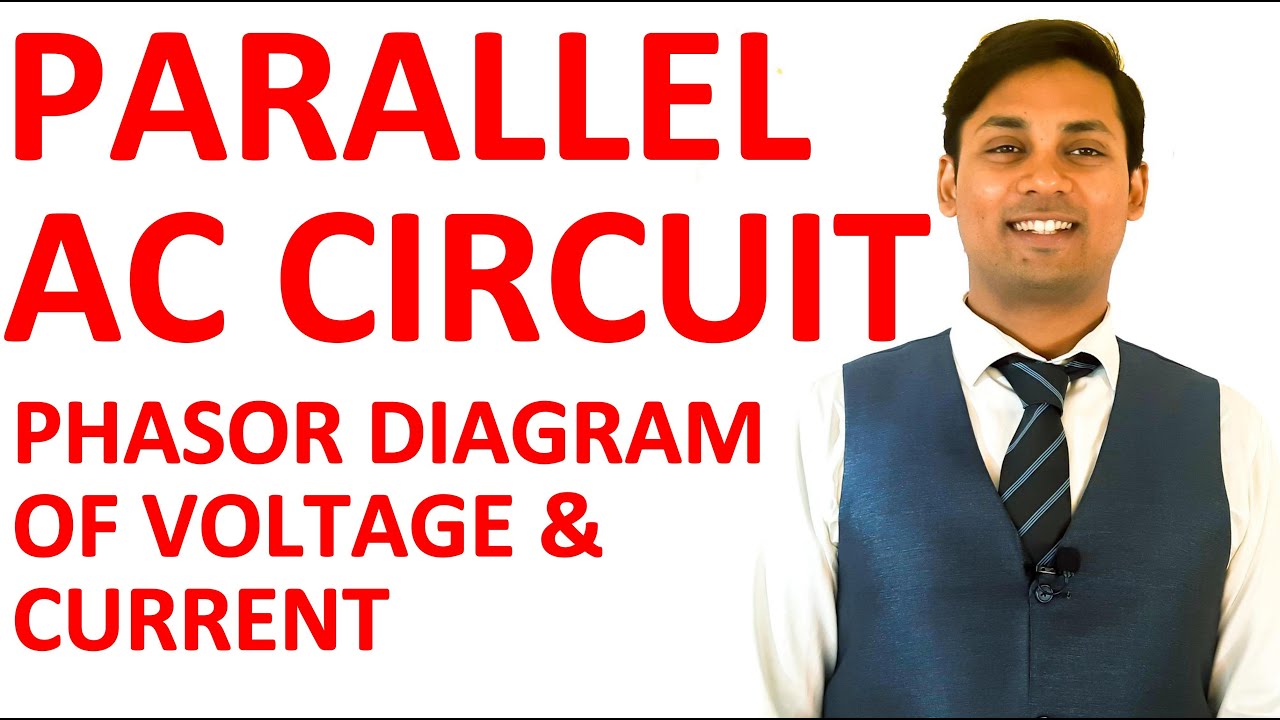 Alternating current||Behaviour of AC Parallel Circuits ||Phasor diagram of voltage & current ...