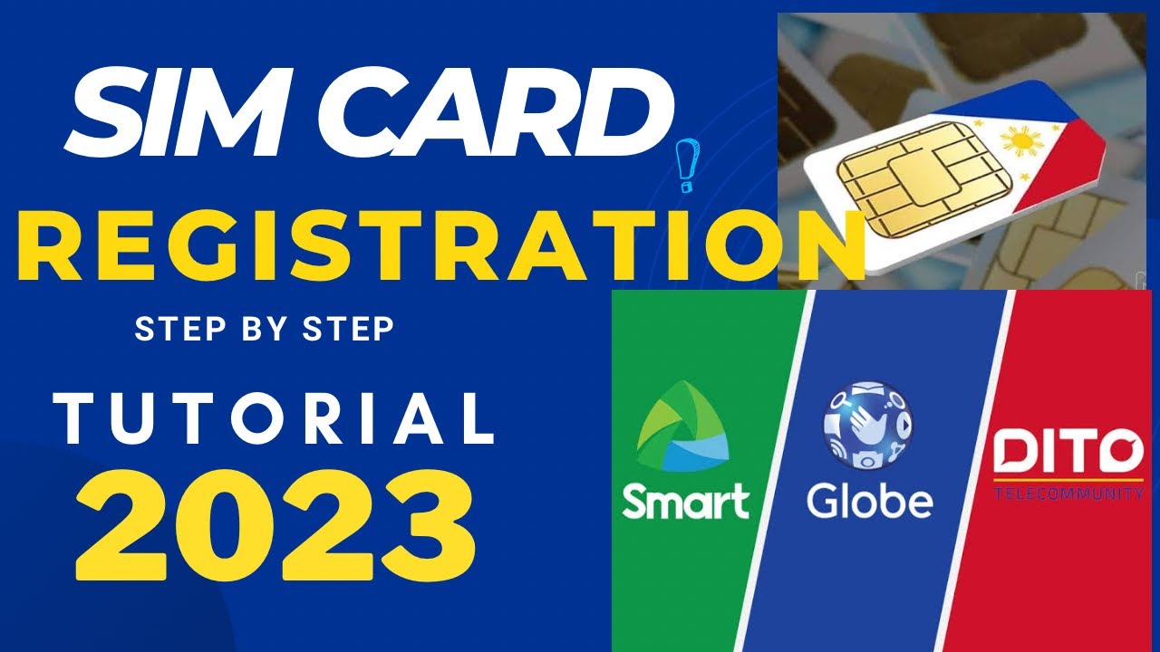 SIM REGISTRATION 2023 EXTENDED STEP BY STEP HOW TO REGISTER SIM ...