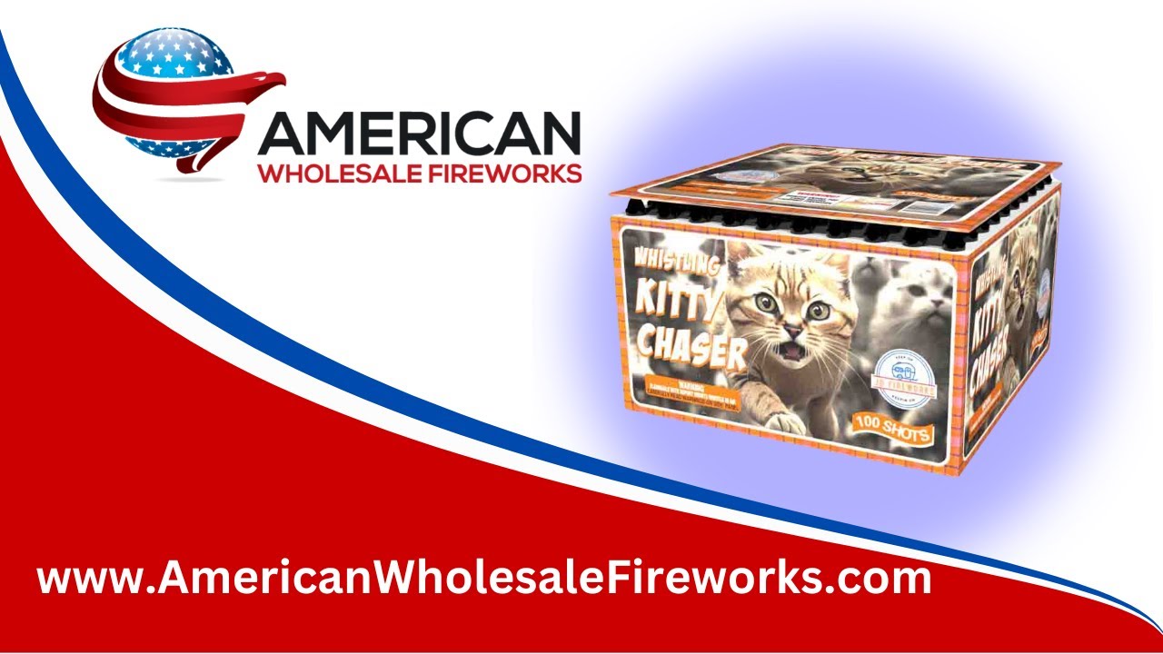 Whistling Kitty Chaser - JD1611 ... Available at American Wholesale Fireworks! - YouTube