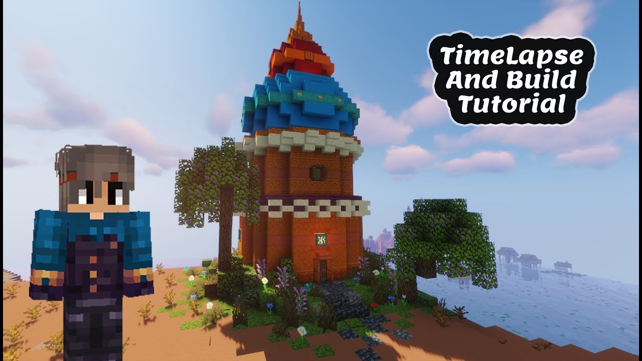 Minecraft 1.19 Small middle east style house - Timelapse / Build ...