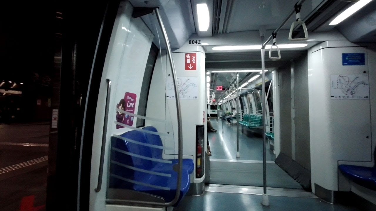 Singapore MRT ride from Nicoll Highway to Mountbatten train station ...